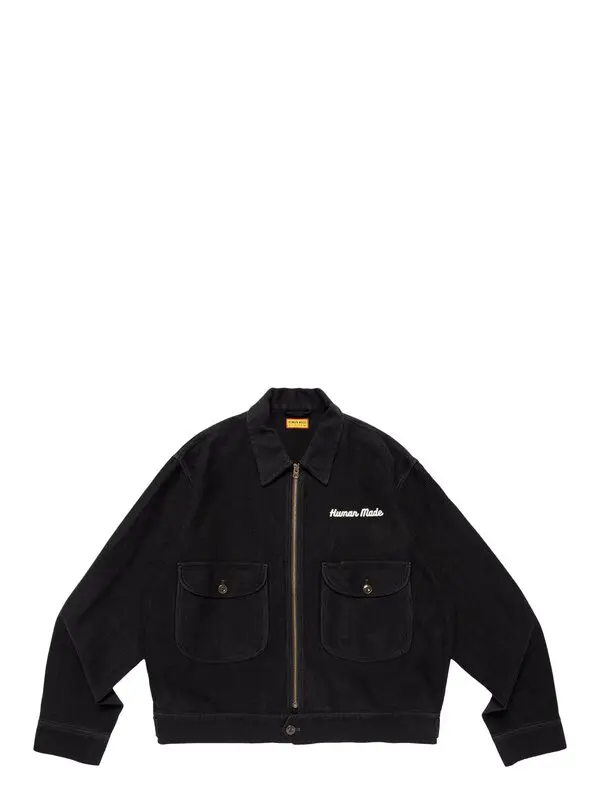 HUMAN MADE Zip Up Work Jacket - Black