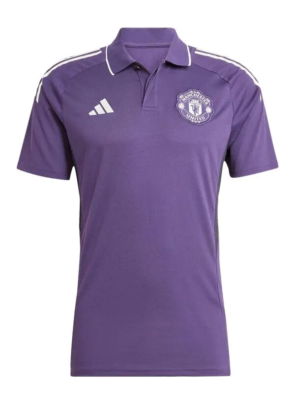 Adidas Manchester United Tiro 25 Competition Polo Shirt - Red