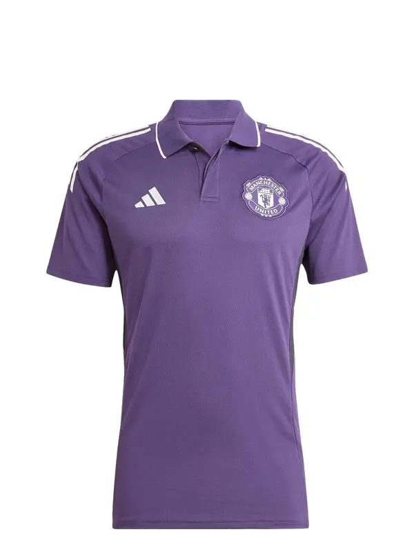 Adidas Manchester United Tiro 25 Competition Polo Shirt - Red