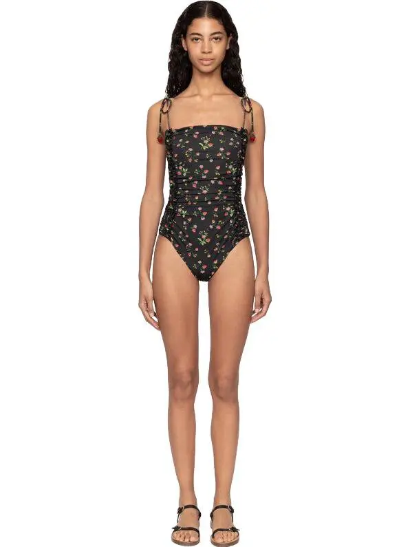 Sea Katarina Printed One-piece Swimsuit - Stripe