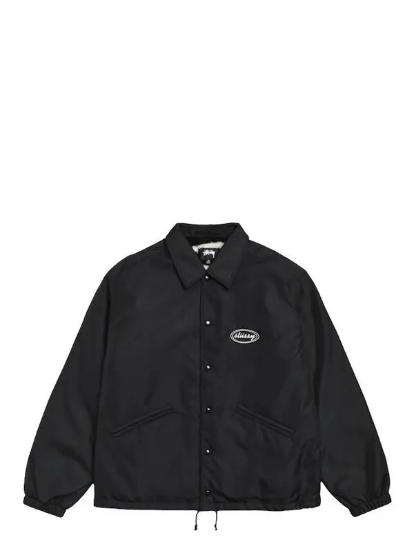StÜssy Coaches Jacket - Black