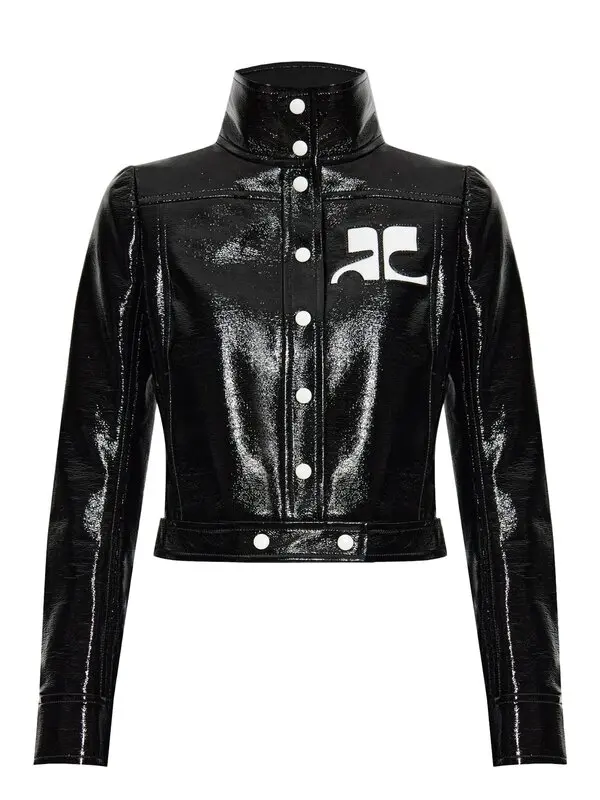 COURREGES Logo Jacket - Black