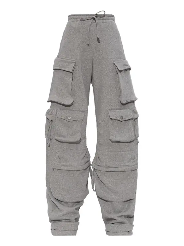 Attico Logo Trousers - Grey