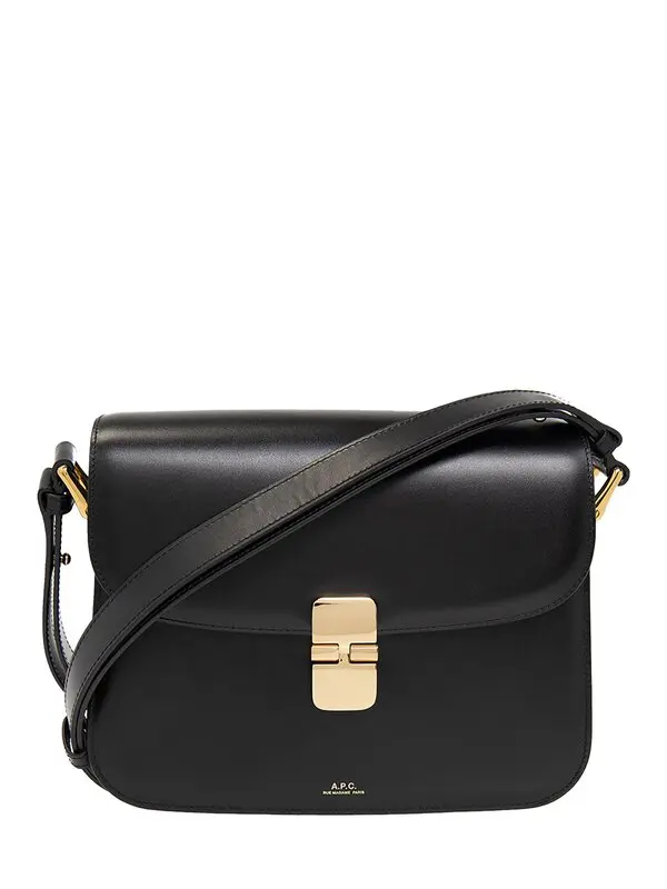 A.p.c. Grace Shoulder Bag - Black