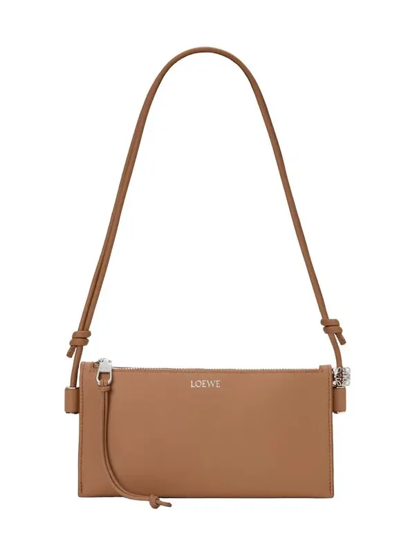 Loewe Joya Pouch In Nappa Leather - Mocha