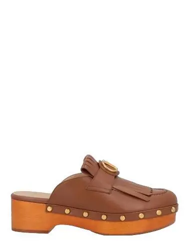 Valentino Garavani Mules & Clogs Leather - Brown