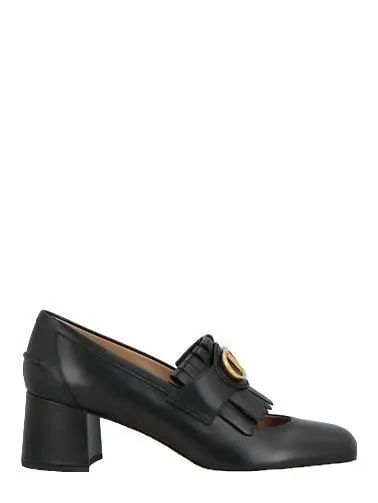 Valentino Garavani Leather Loafers - Black