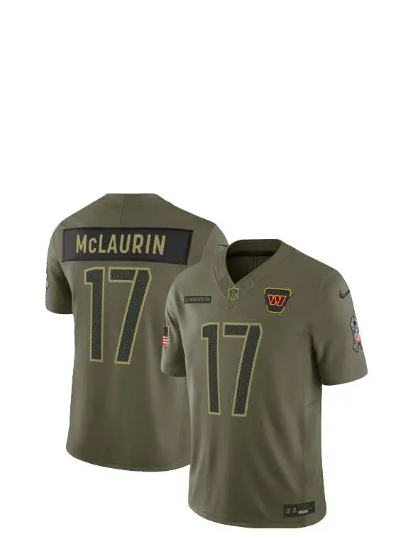 Nike Terry Mclaurin 2025 Salute To Service Limited Jersey - Olive