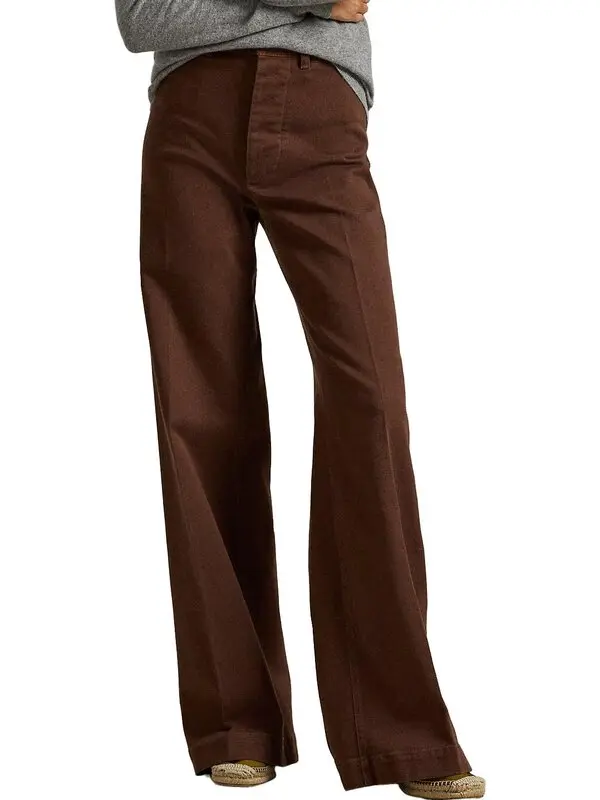 Ralph Lauren Stretch-cotton Beaton Pant - Brown
