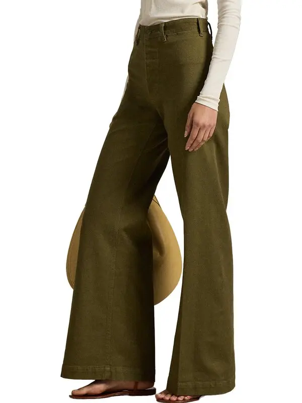 Ralph Lauren Stretch-cotton Beaton Pant - Olive