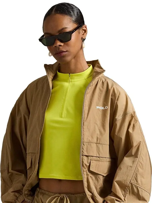 Ralph Lauren Overlay Windbreaker - Cafe Tan