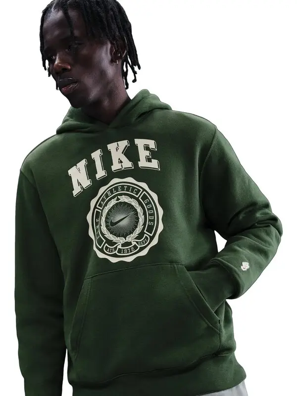 Nike Club Pull-over Fleece Hoodie - Green
