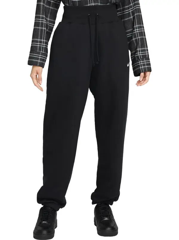 Nike Sportswear Phoenix Fleece High-waisted Oversized Sweatpants - Black