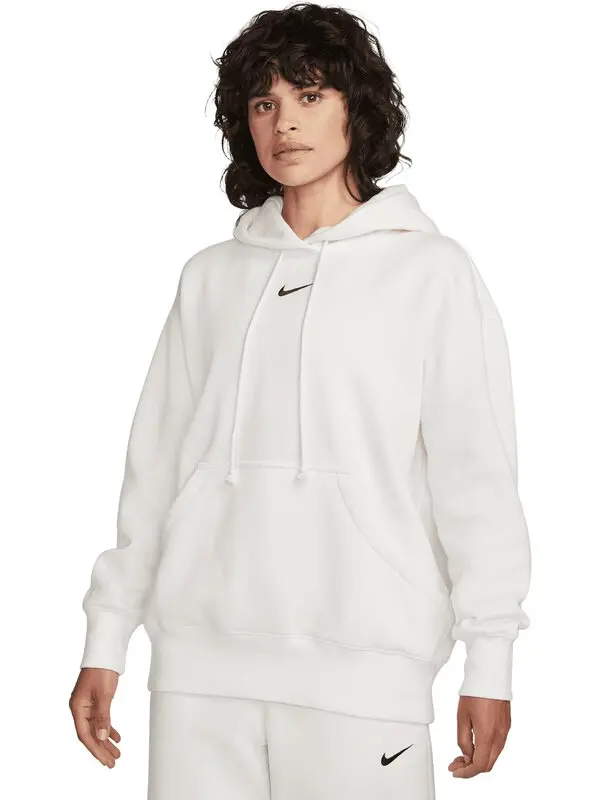 Nike Sportswear Phoenix Fleece Oversized Pullover Hoodie - White