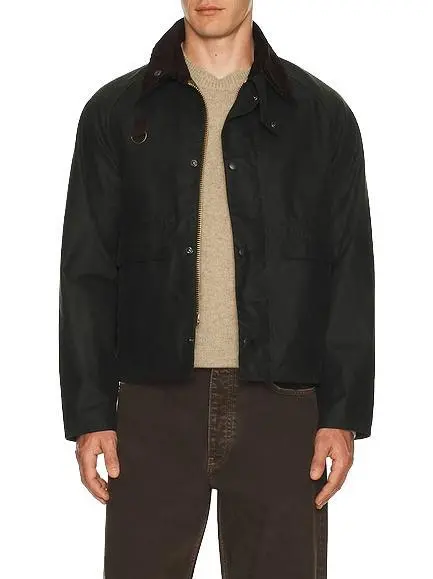 Barbour Spey Wax Jacket - Sage