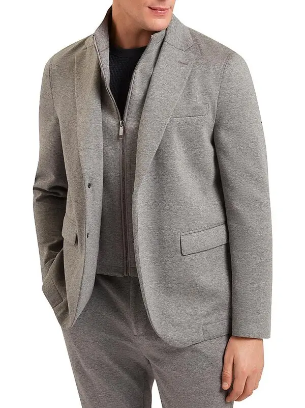Ted Baker London Jersey 2-in-1 Blazer - Light Grey