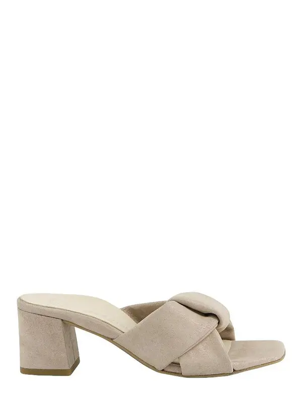 Paul Green Delight Suede Sandals - Cachemire Metallic Suede