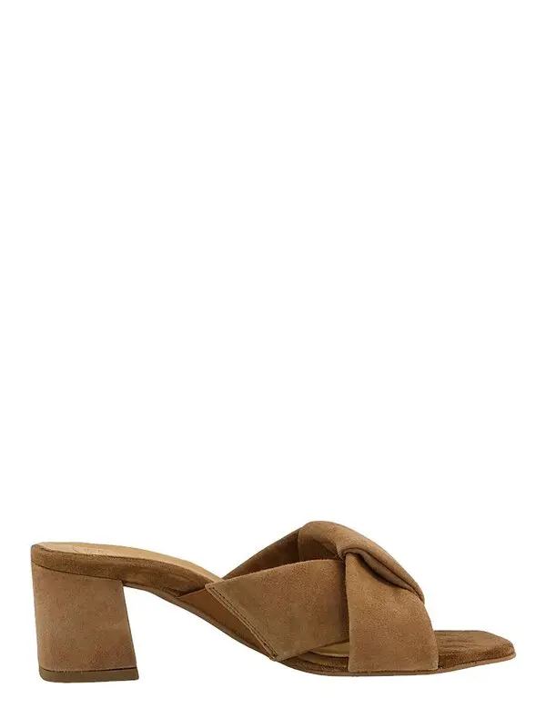 Paul Green Delight Suede Sandals - Nut Suede