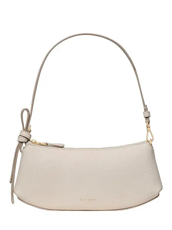 Kate Spade New York Loop Leather Pochette - Cashew Milk