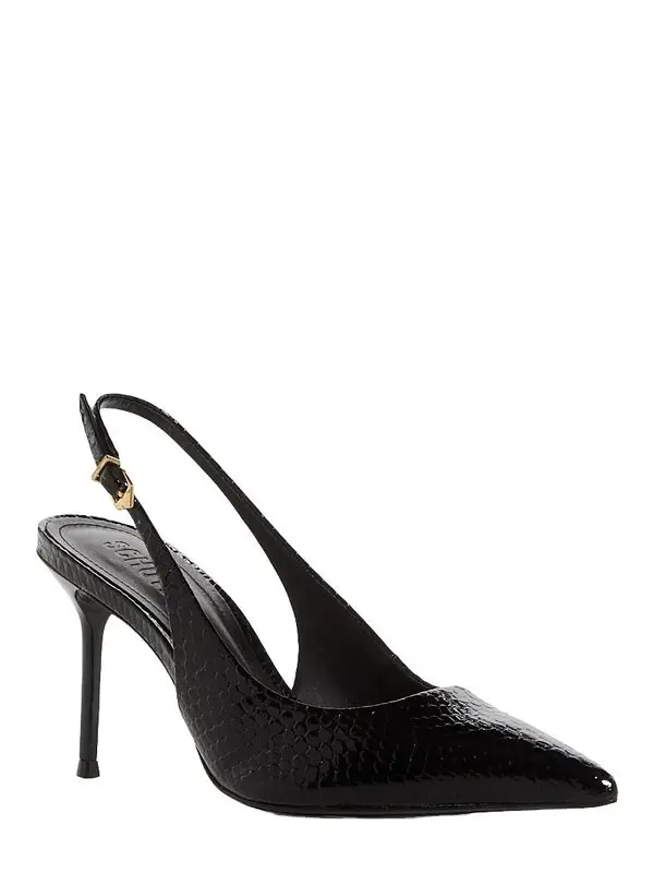 Schutz Paola Pointed Slingback Pumps - Black