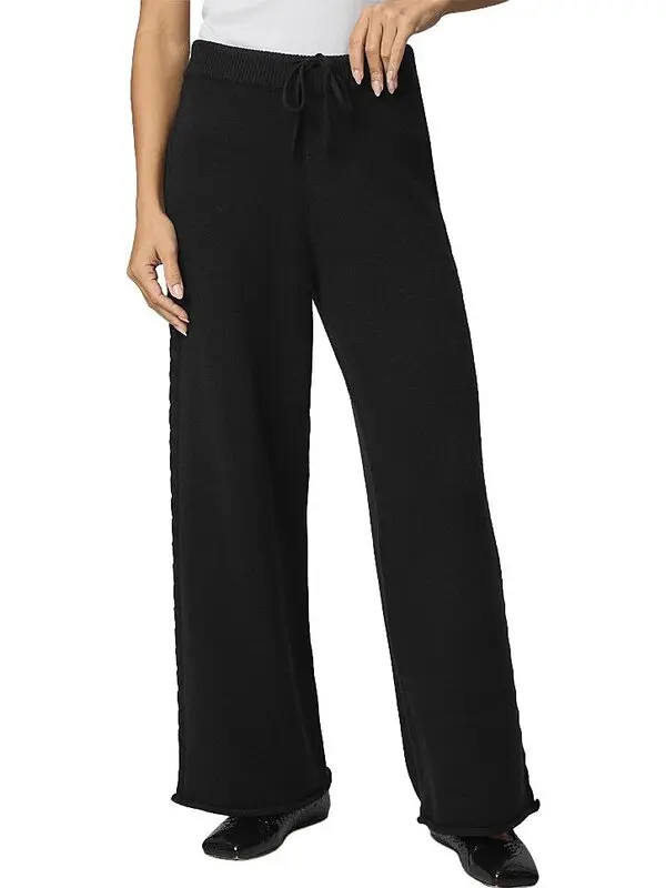 Splendid Jet Set Sweater Pants - Black
