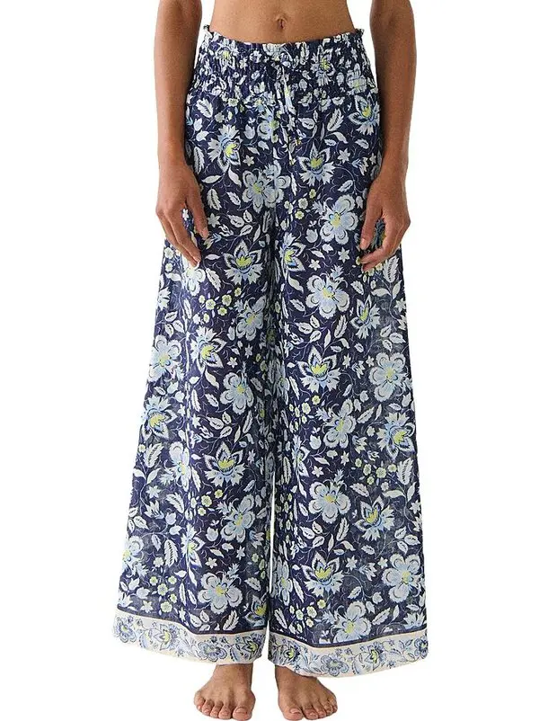 Kate Spade New York Wide-leg Cover-up Pants - Planetary Navy