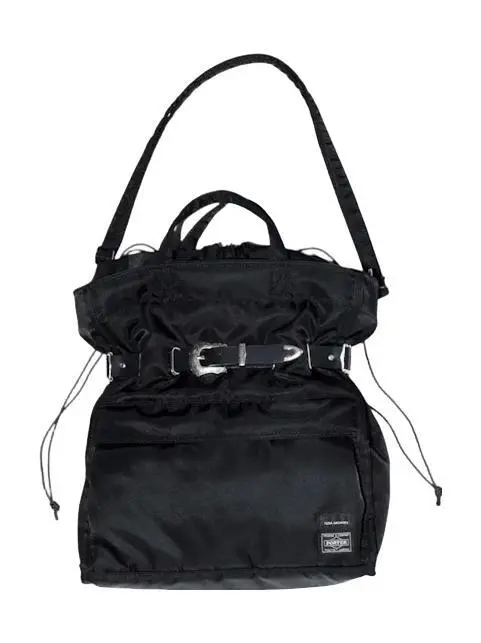 PORTER X Toga Shoulder Tote Bag - Black