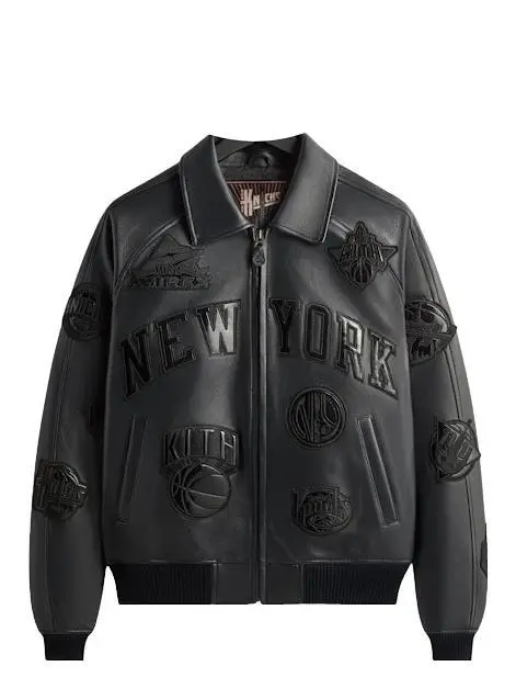 Kith X Avirex X New York Knicks Madison Square Garden Icon Jacket - Black