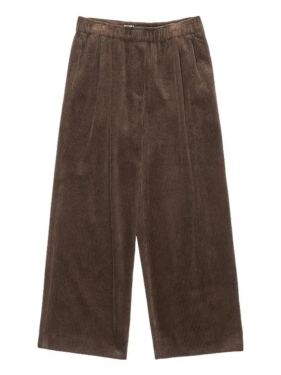 Bimba Y Lola Corduroy Jogger Trousers - Dark Brown