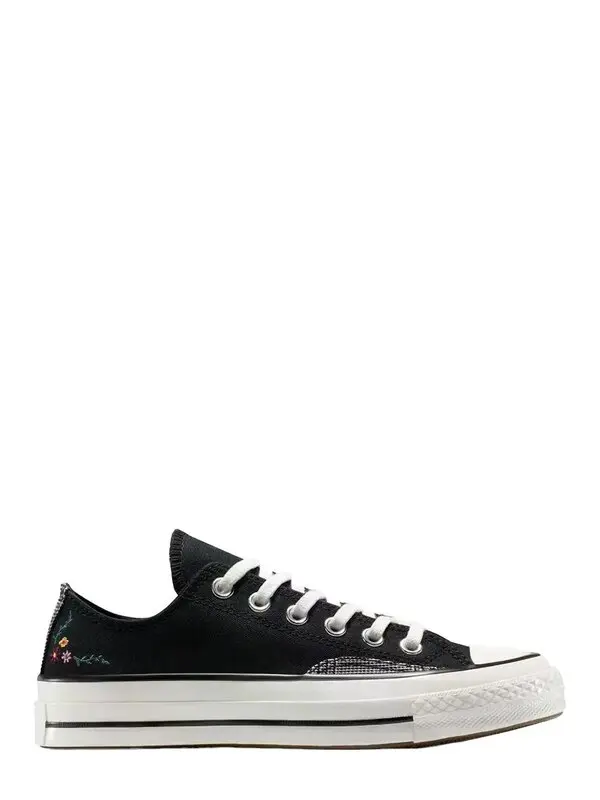 CONVERSE Chuck 70 Floral Embroidered Sneakers - Black