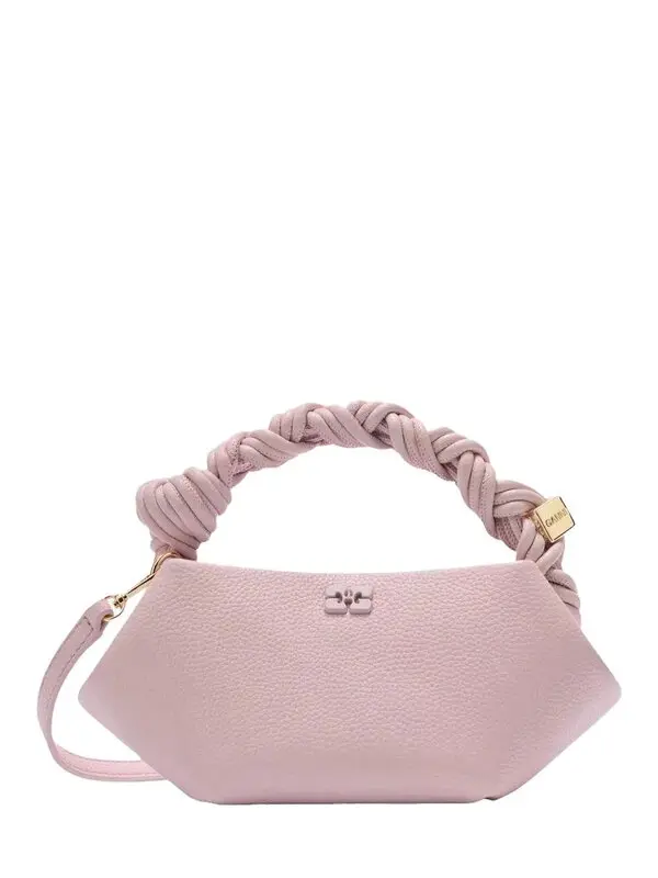 GANNI Bou Twisted-handle Tote Bag - Pink