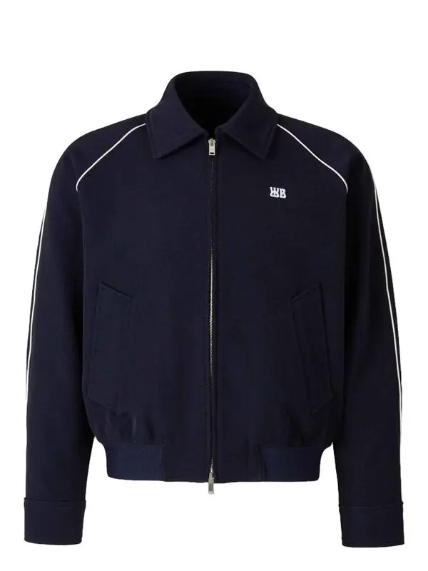 WALES BONNER Voice Jacket - Navy Blue