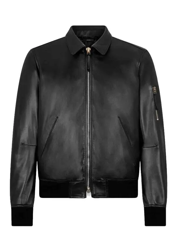 TOM FORD Napa Leather Jacket - Black