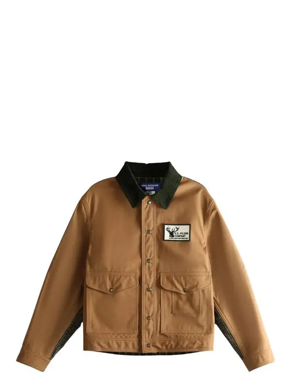 Junya Watanabe Jacket - 1 Beige X Nvy/gr