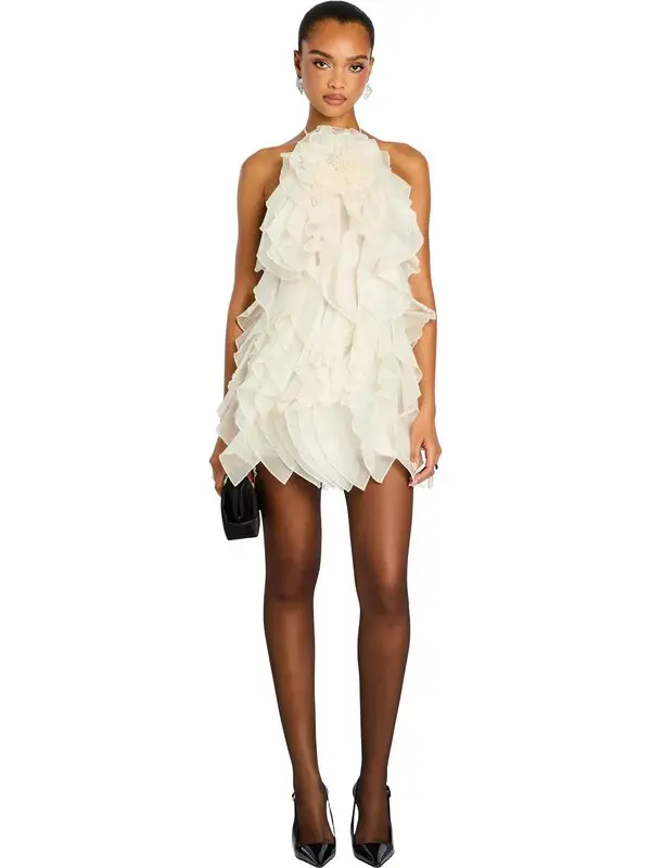 Retrofete Arina Mini Dress - Off White