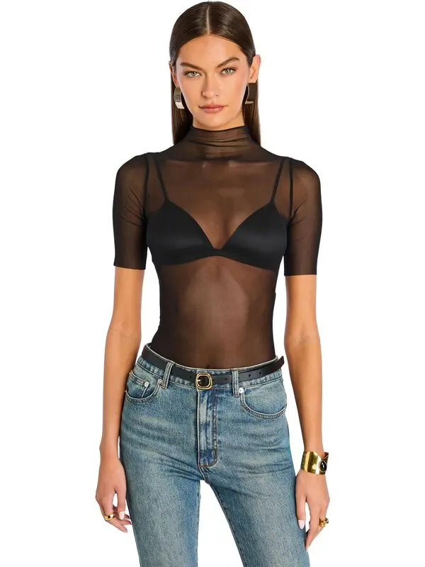 SEROYA Gail Bodysuit - Black
