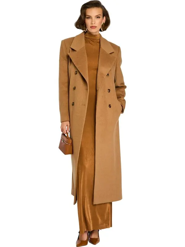 SEROYA Leche Wool Coat - Camel