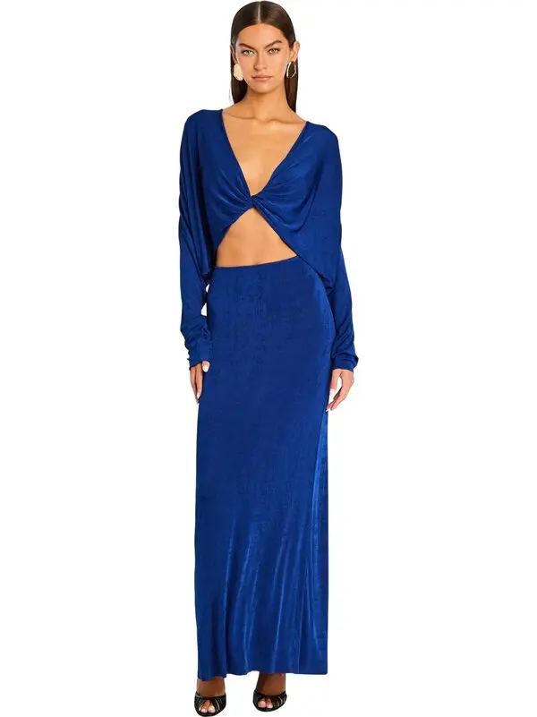 SEROYA Morgan Dress - Cobalt