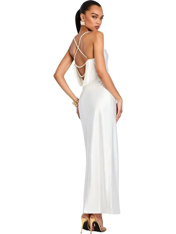 Retrofete Electra Maxi Dress - White