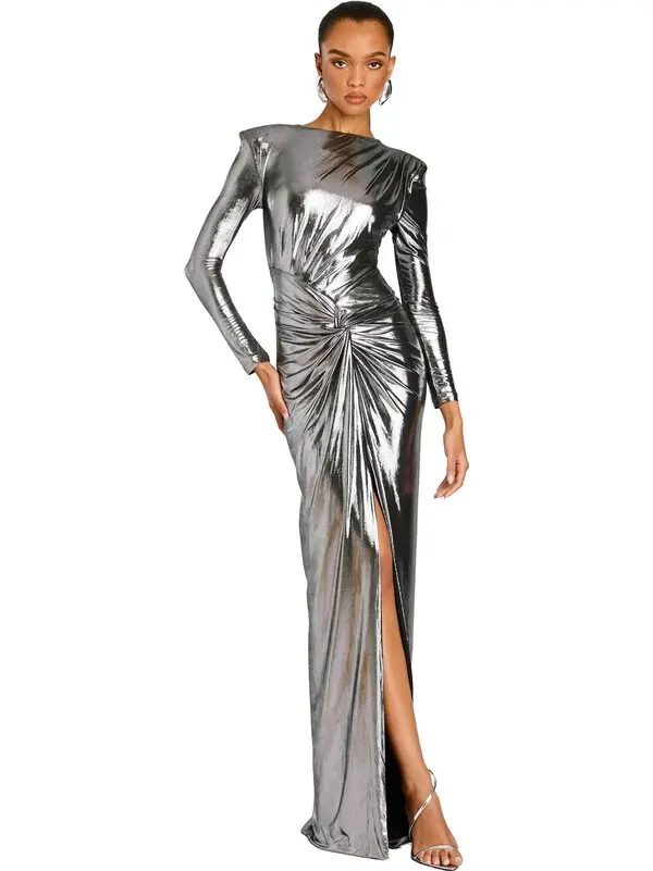 Retrofete Fenella Maxi Dress - Gunmetal