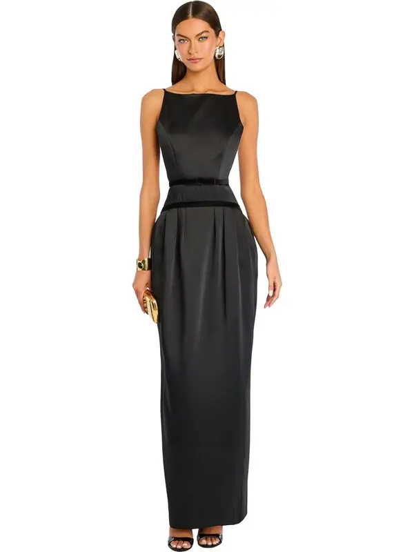 Retrofete Campbell Gown - Black