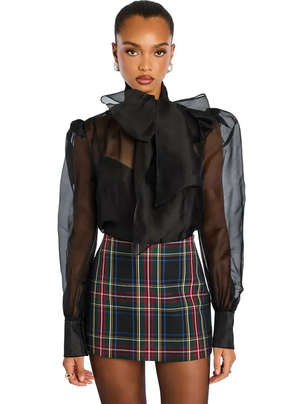 Retrofete Vivia Silk Blouse - Black