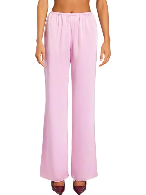 SEROYA Viva Satin Pant - Dusty Pink