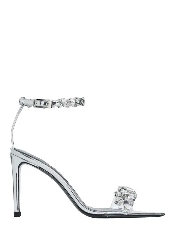 Retrofete Hanna Gemstone Sandal - Silver