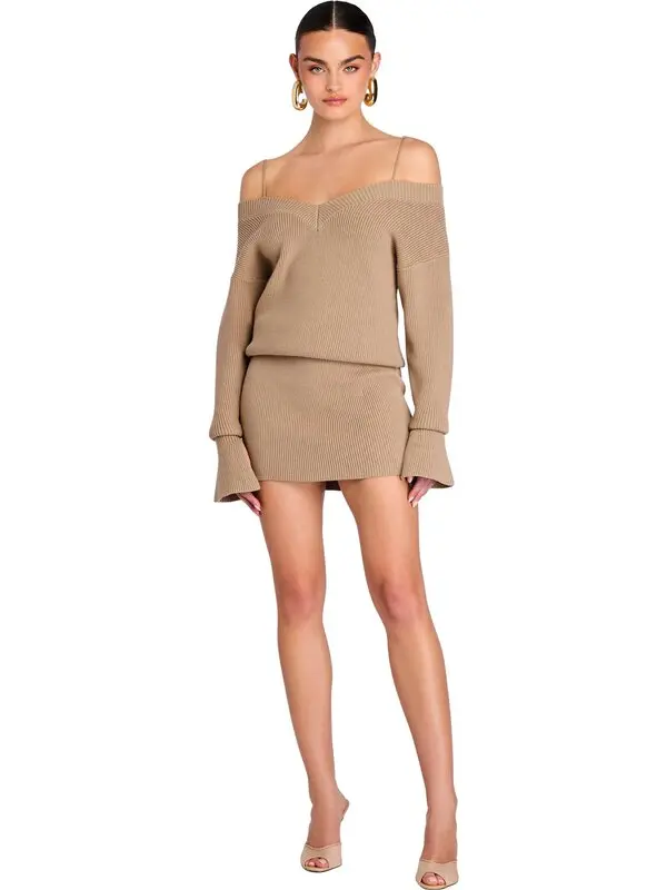 SEROYA Barbara Mini Dress - Desert