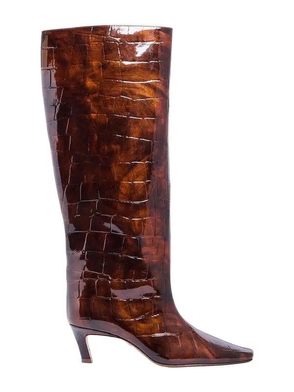 Retrofete Taliah Boot - Brown Croco