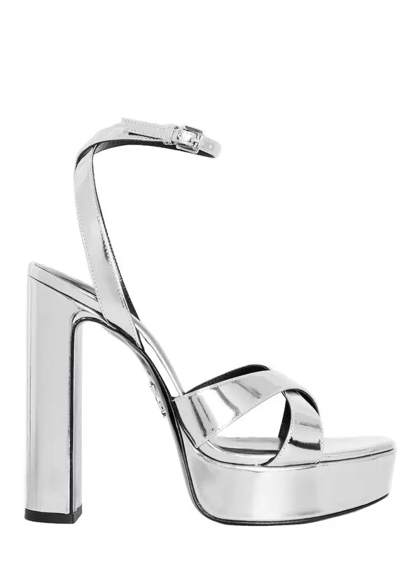Retrofete Melodia Platform Sandal - Silver
