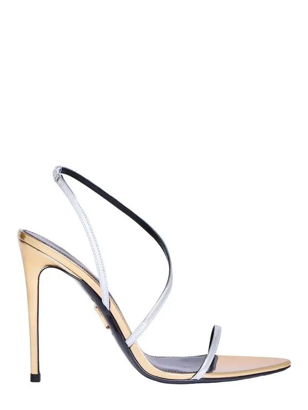 Retrofete Naomi Sandal - Silver/gold
