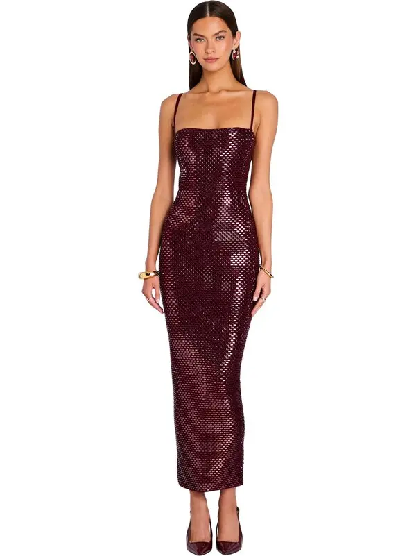 Retrofete Kyree Knit Midi Dress - Port