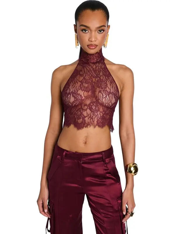 Retrofete Violet Lace Top - Port